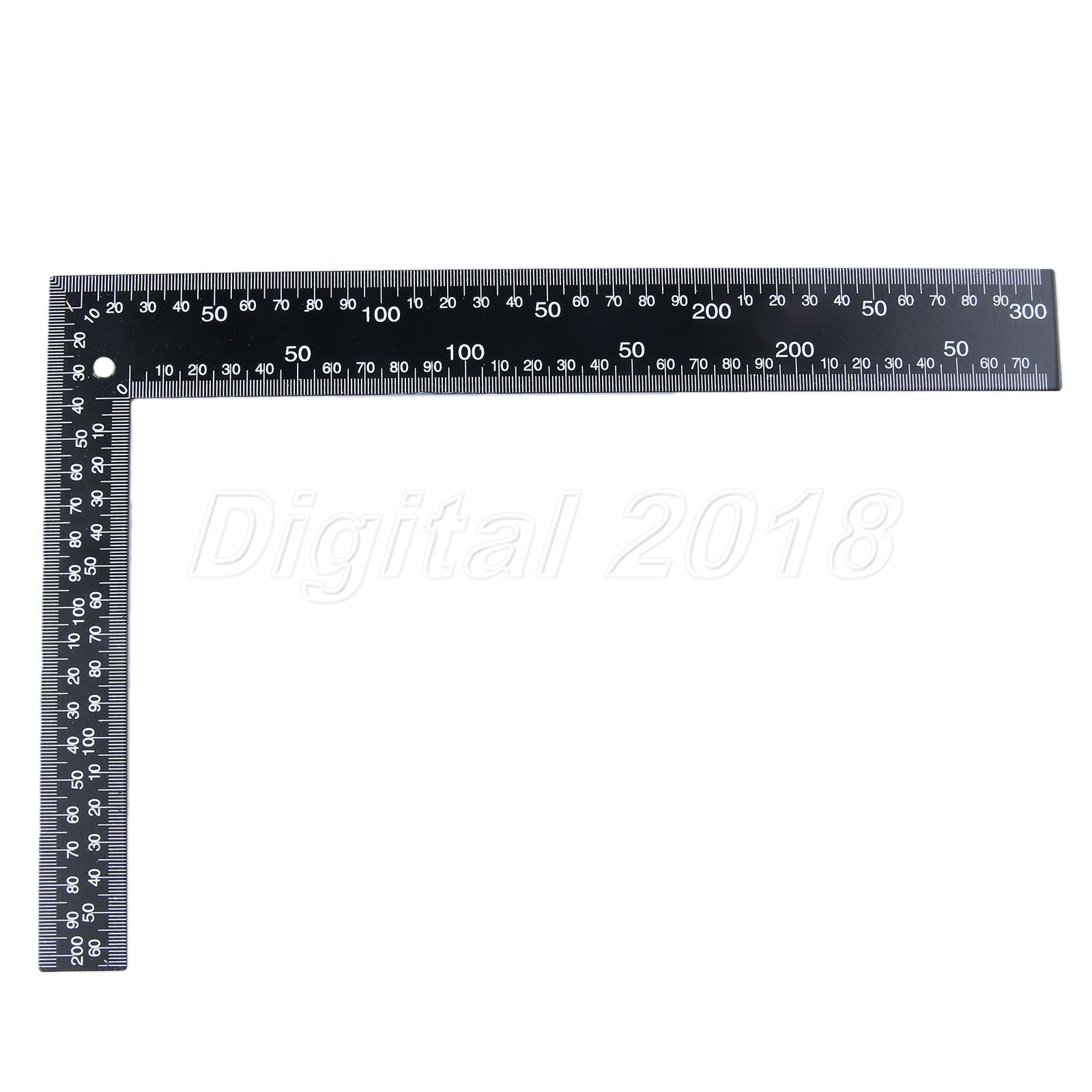 Leathercraft Black Tempered Measuring Square Ruler For DIY Handmade ...