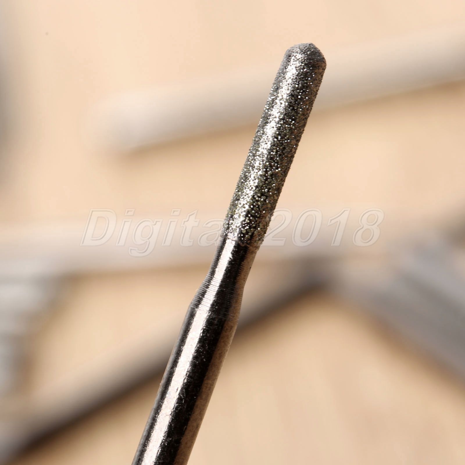 30Pcs Diamond Grinding Burr Drill Bits Dia 3mm Shank For Power Rotary ...