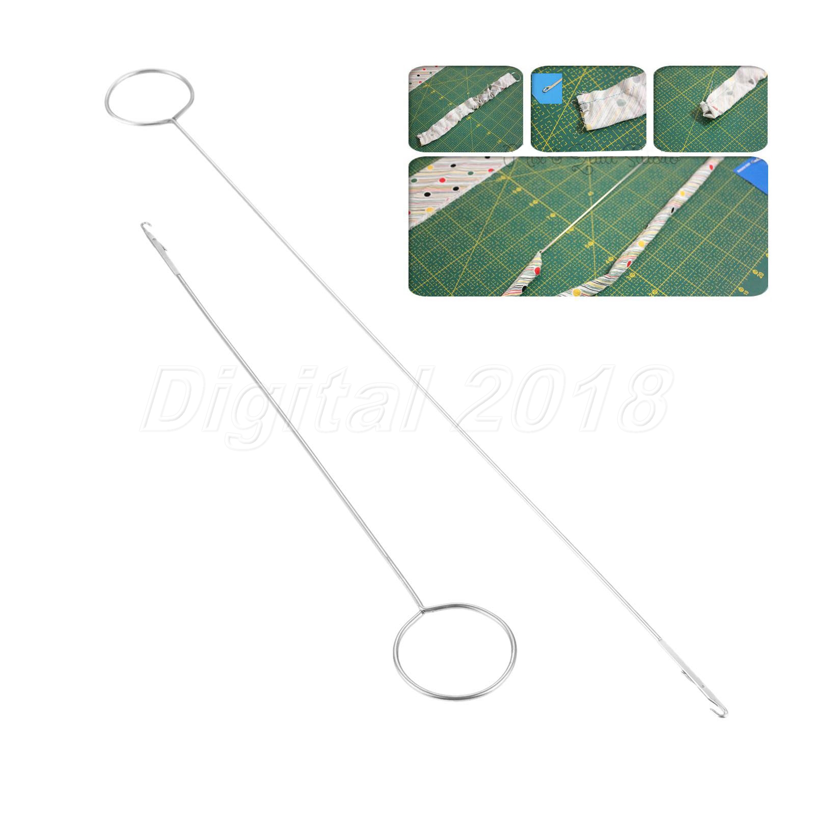 1Set(2Pcs) Practical Tool Sewing Loop Turner Hoop Steel For Home Craft ...