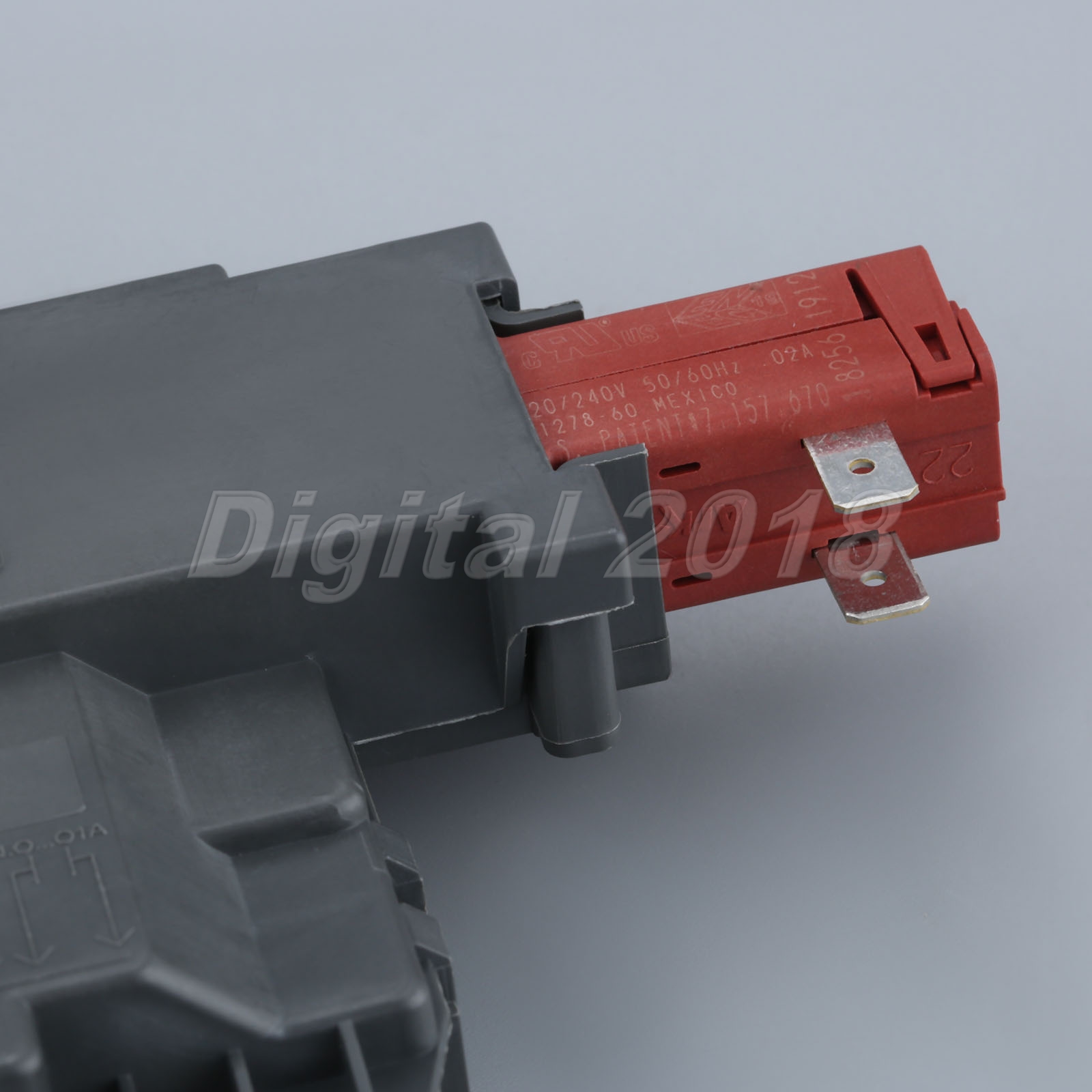 Washer Door Lock Switch Assembly 131763202 and 2x Washer Door Striker ...