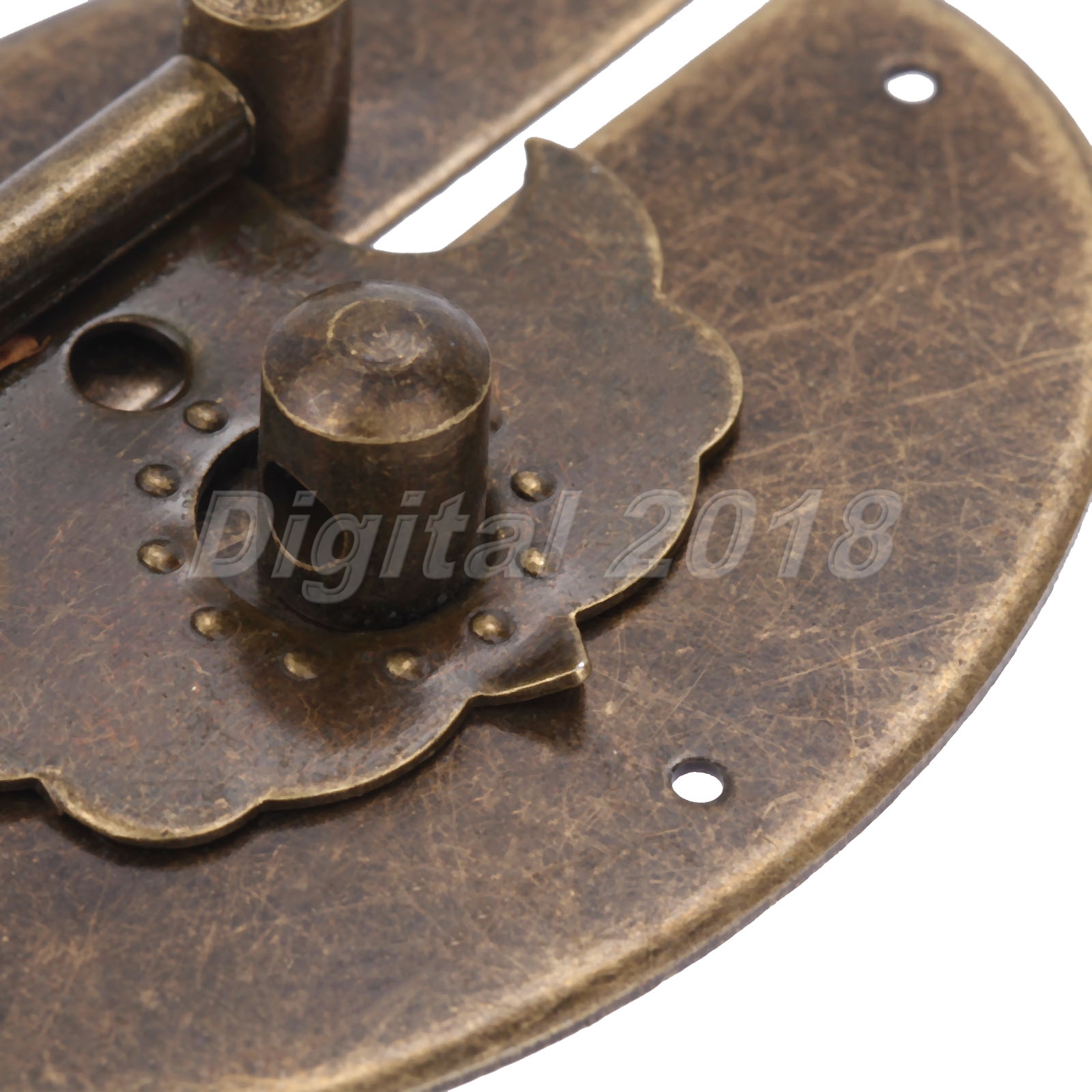 Antique Bronze Jewelry Box Clasp Closure Wood Case Chest Hasp Latch ...