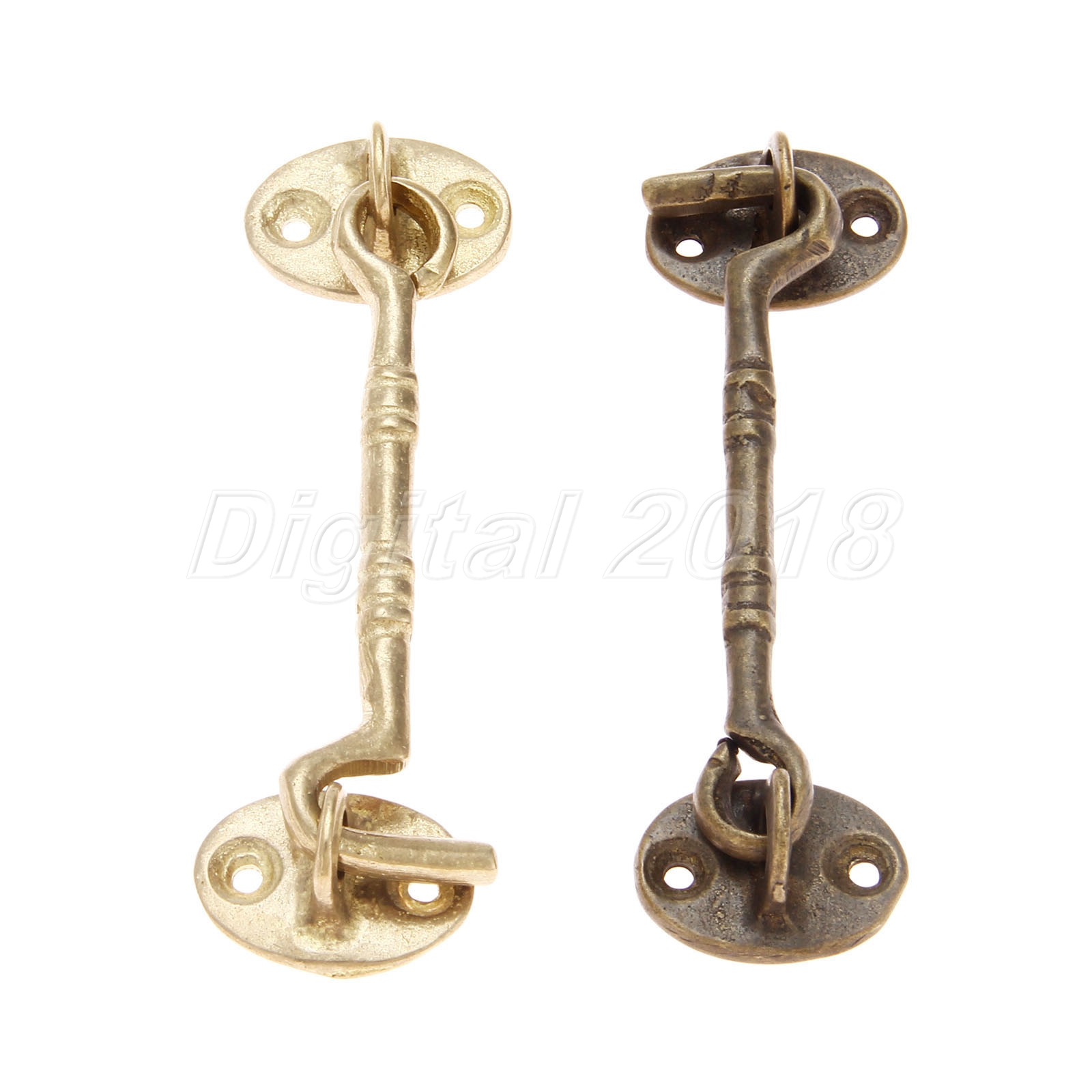 Fasteners Cabinet Wind Latches Windows Doors Hook Chinesse Style Brass ...