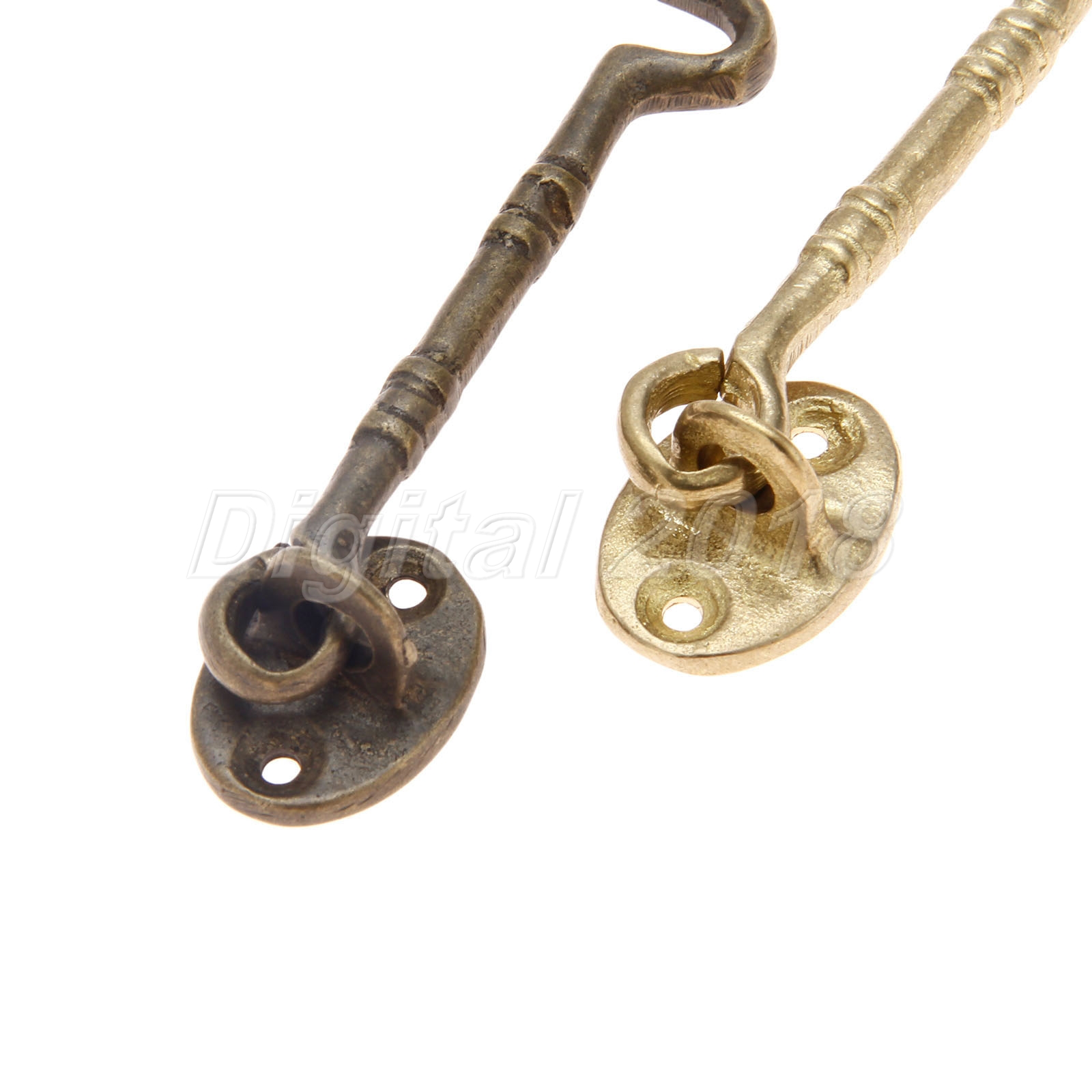 Fasteners Cabinet Wind Latches Windows Doors Hook Chinesse Style Brass ...