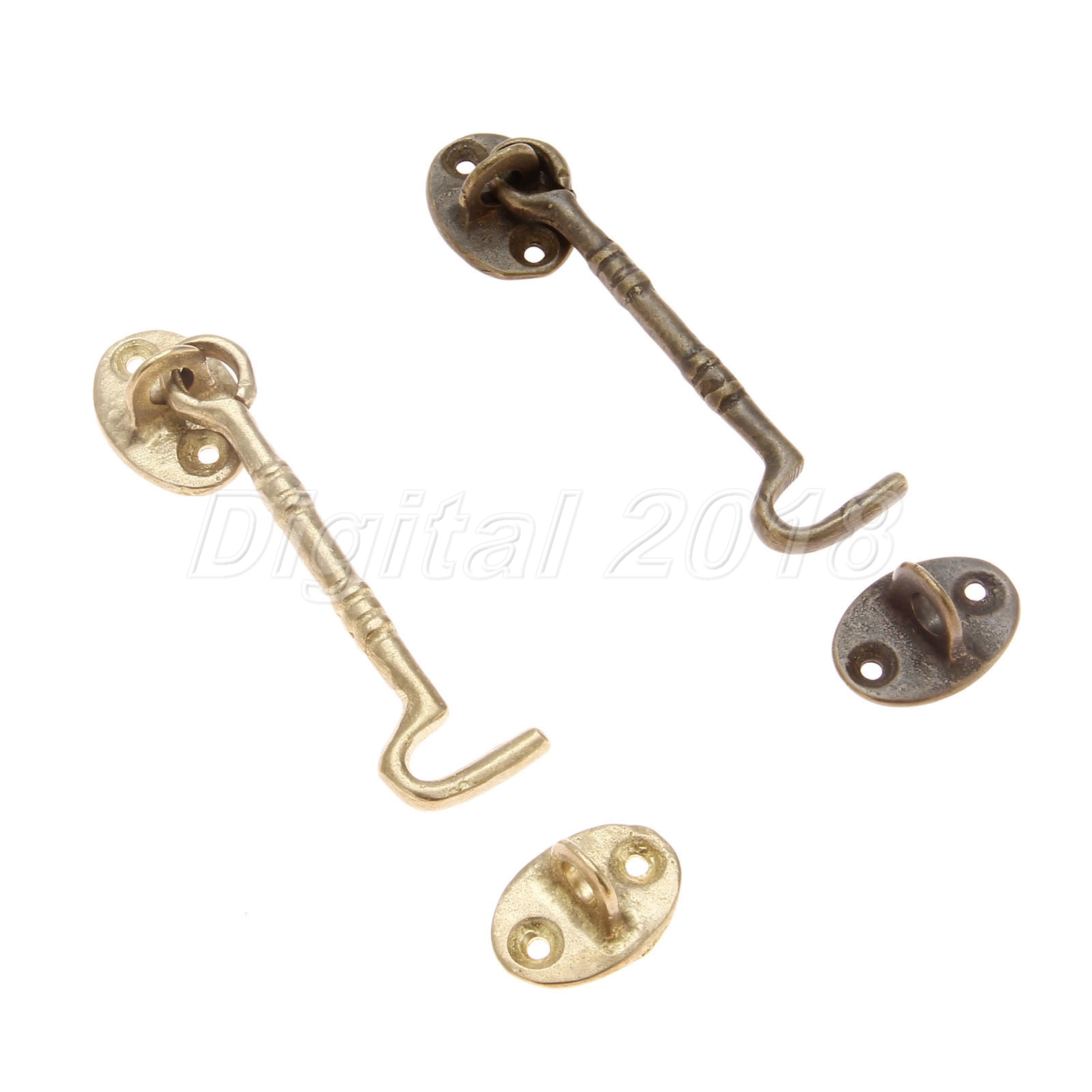 Fasteners Cabinet Wind Latches Windows Doors Hook Chinesse Style Brass ...