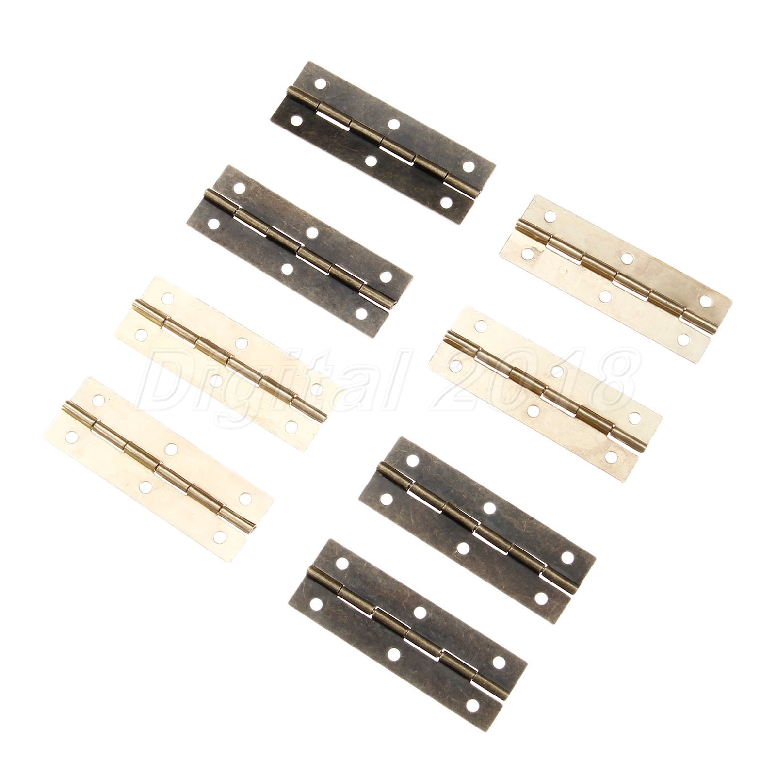 4pcs 60*20mm Antique Door Cabinet Hinges Wooden Box Hinges Furniture ...