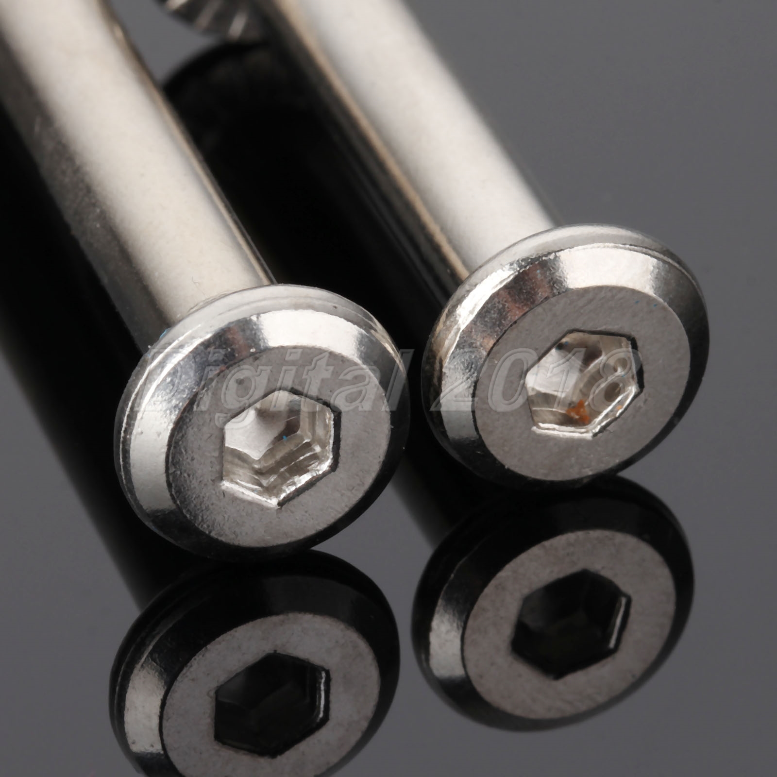 10Pcs 1.22"/1.42" Roller Skates Parts Axle Screws Skidding Shoes ...