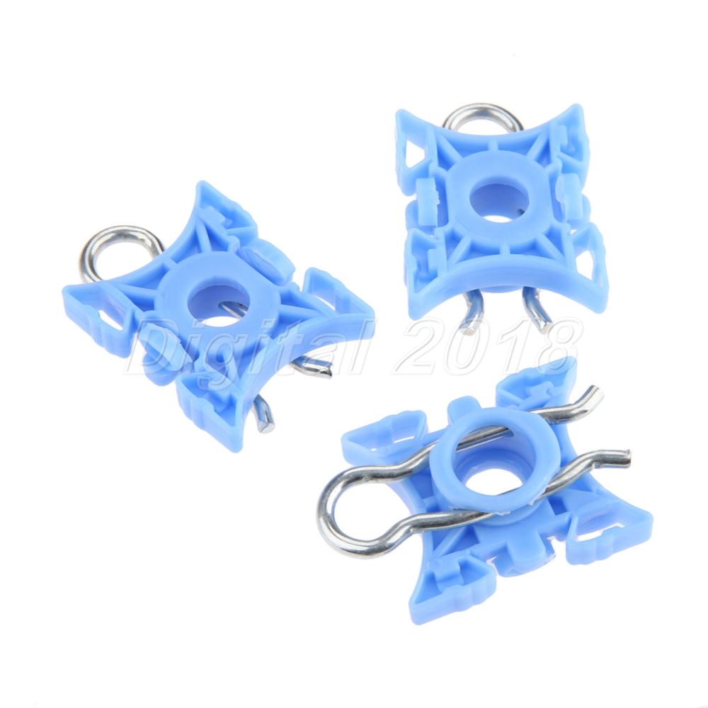 10pcs Auto Window Regulator Repair Clips 3509416 Plastic Blue For E32 ...
