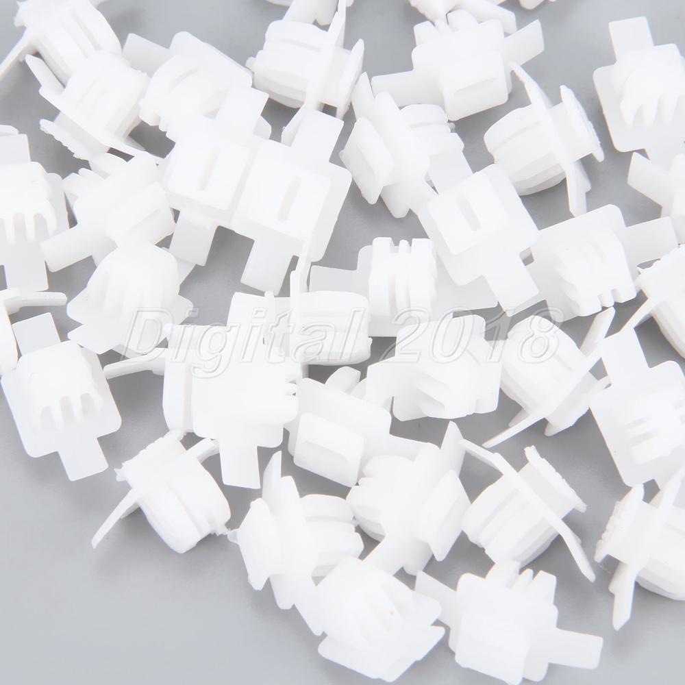50pcs Nylon Wheel Arch Trim Clips DY1107 91513-SMG-E11 91513SMGE01 ...