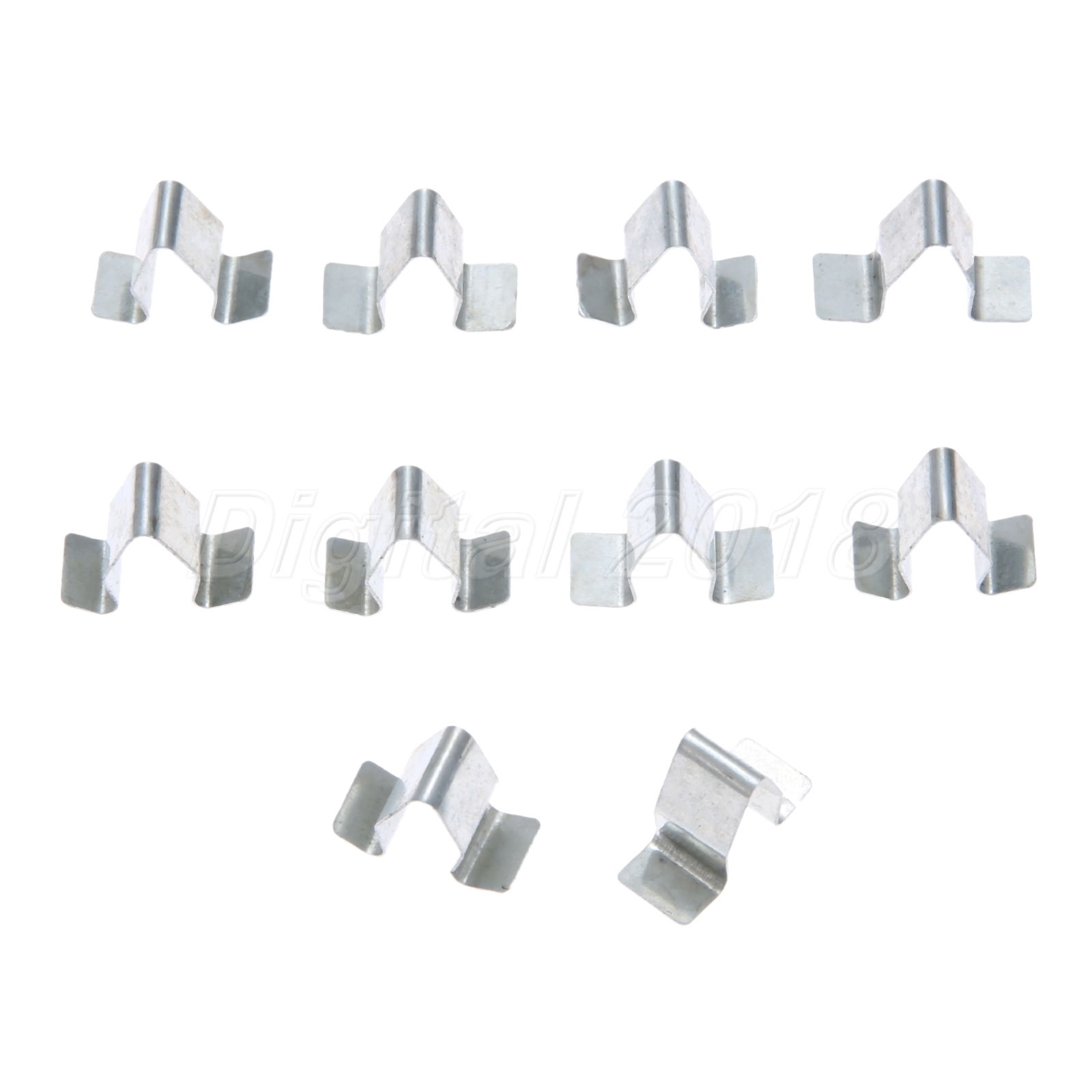 10x Metal trim panel clips 14mm Small type For metal trim panel lining ...